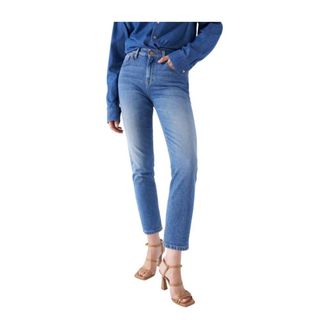 Salsa Moderne Cropped Slim Jeans - - Jeans - Damen - Blau - W31 L28