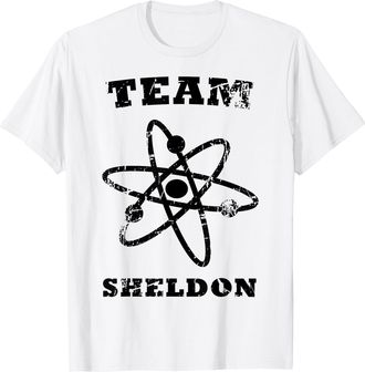 The Big Bang Theory Das Urknalltheory-Logo von Team Sheldon Atom Light T-Shirt