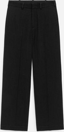 Arket Locker Geschnittene Hose Aus Wolle -Schwarz
