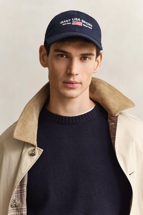 GANT Herren Graphic Cap (ONE SIZE) EVENING Blau