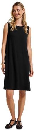 Street One A144583 Robe de Couleur Unie, Noir, 48 Femmes