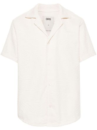 OAS chemise Golconda Cuba &agrave; col officier - Tons neutres