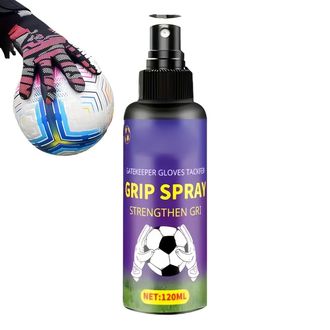 Generico Griffspray f&uuml;r Fu&szlig;ballhandschuhe, 120 ml, Kleber f&uuml;r Torwarthandschuhe, Griffverst&auml;rker f&uuml;r Torwart, f&uuml;r Training, Club, Praxis, Liga, Feld, Universit