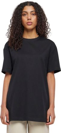 Urban Classics Damen T-Shirt, Klassische Passform, Baumwolle, Schwarz, XS