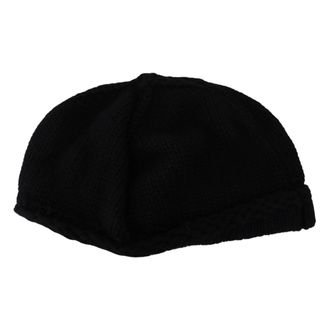 Dolce & Gabbana unisex, Accessoires, Noir, Taille: ONE Size Beanie Hat