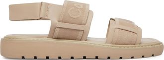 Calvin Klein Sandalen Calvin Klein Sq Molded Sandal Webb HW0HW02872 Beige