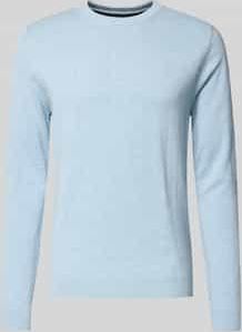 Tom Tailor Regular Fit Strickpullover aus reiner Baumwolle