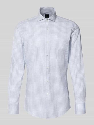 HUGO BOSS Slim Fit Businesshemd aus Baumwoll-Mix Modell H-HANK-SP