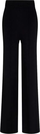 Sonia Rykiel Pantalon droit tailleur en laine - Femme - Pantalons - Noir - Taille: 42 FR