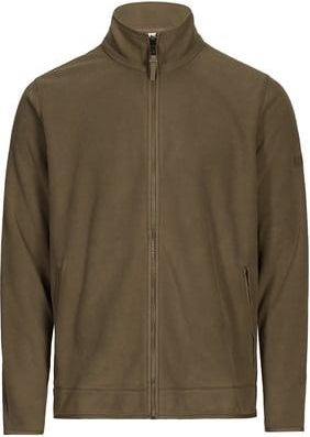 Aigle Fleecejacke mit hohem Kragen in Braun