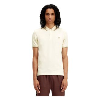 Fred Perry Homme, Tops, Beige, Taille: XL Beige Twin Tipped Polo
