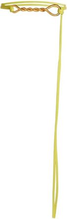 Bottega Veneta Lime Green Twisted Buckle Double Strap Belt