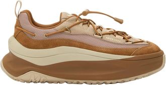 Moon Boot Low-Top Sneaker - Moon Boot Mb Moon247 Xlace Sneakers Bruin 80d24900 - Gr. 37 (EU) - in Braun - f&uuml;r Damen