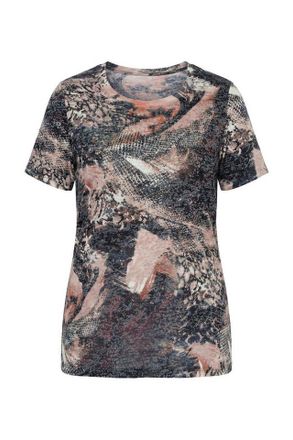 Angel Of Style T-Shirt T-Shirt Comfort Fit W&uuml;sten-Muster Halbarm