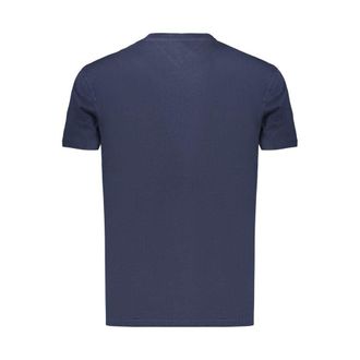 Tommy Hilfiger Logo-Print Cotton T-Shirt - Navy