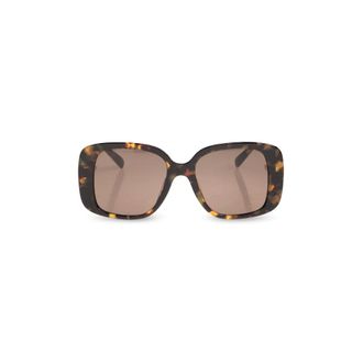 Tory Burch Pierced Oversized Square Sonnenbrille - - Accessories - Damen - Braun - 53 MM