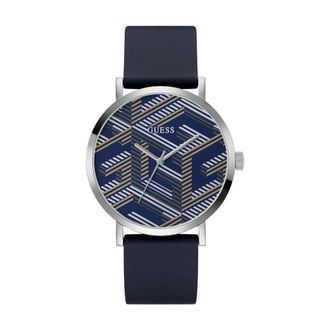 Guess Homme, Accessoires, Bleu, Taille: ONE Size Synthetic Dress Watch