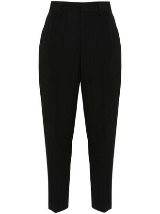 Dsquared2 Gerade Cropped-Hose - Schwarz