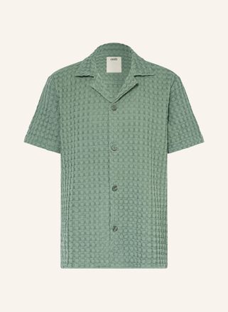 OAS Oas Resorthemd Waffle Cuba Comfort Fit gruen