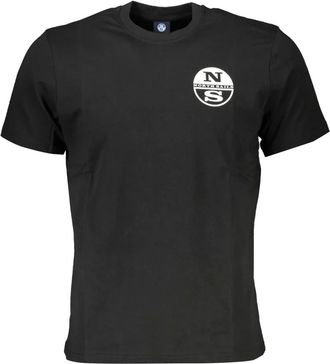 North Sails Homme, Tops, Noir, Taille: L T-Shirt &agrave; Manches Courtes