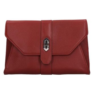 Lancaster Leather Clutch - - Bags - Damen - Rot - ONE SIZE