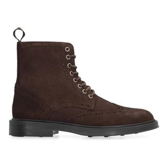 Bruno Magli Klassische Leder Schn&uuml;rstiefel - - Shoes - Herren - Braun - 41 EU