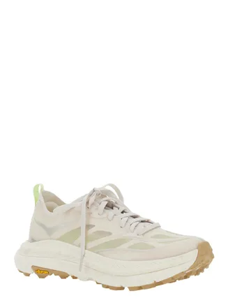 Hoka One One Unisex Low Top Sneaker Mafate Speed 4 Lite White Trainers