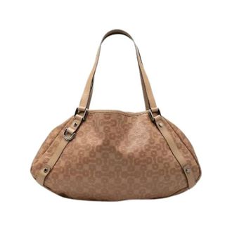 Gucci Pre-owned Abbey Horsebit Leather Tote Bag - Femme - Pre-owned - Beige - Taille: ONE Size