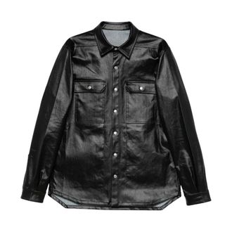 Rick Owens Herren, Shirts, Schwarzk, MGr&ouml;&szlig;e