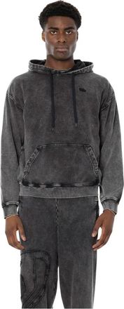 Diesel Homme, Sweatshirts et sweats &agrave; capuche, Noir, Taille: XL S-Boxt Hood Den