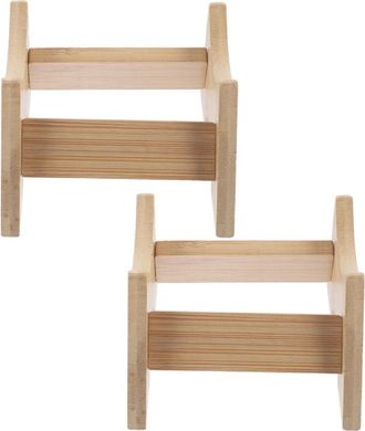 BESPORTBLE NIYANGLE 2 Stück Holzständer für Getränkespender Robust und Einsetzbar Getränkebehälter Wasserkannenhalter für Zuhause und Partys Leicht zu Reinigen S