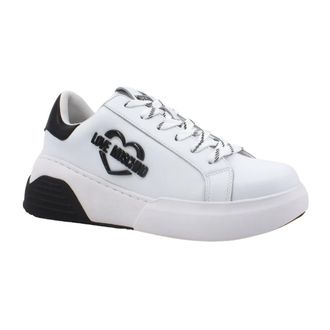 Love Moschino Leather Sneakers - - Shoes - Damen - Wei&szlig; - 37 EU