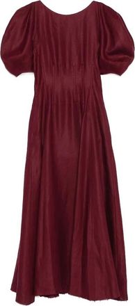Gabriela Hearst Maxi Robe - Rouge Brun