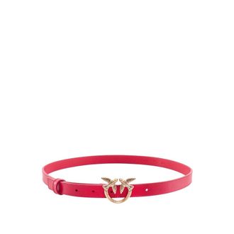 Pinko Leather Love Birds G&uuml;rtel - - Accessories - Damen - Rot - M
