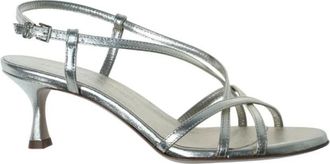 Sergio Levantesi Femme, Chaussures, Gris, Taille: 37 EU Sandales &agrave; Talons Hauts