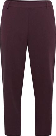 Kaffe KAsakura HW Cropped Pants - - Trousers - Damen - Braun - 3XL