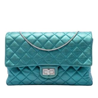 Chanel Pre-owned Vintage Quilted Flap Shoulder Bag - - Pre-owned - Damen - Blau - ONE SIZE