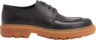 8 by YOOX FULL-GRAIN LEATHER LACE-UP