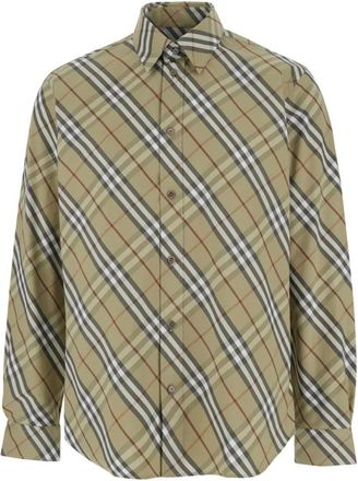 Burberry Homme, Chemises, Vert, Taille: L Casual Chemises