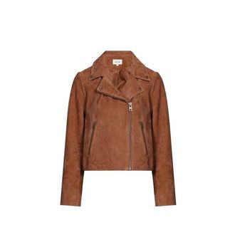 Saison 1865 Schweizer Lederjacke - braun