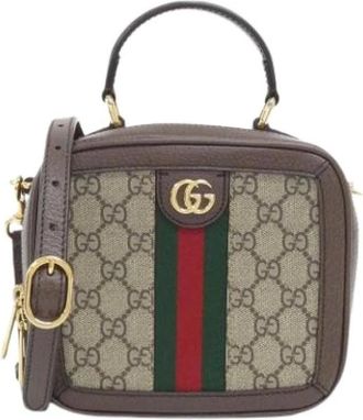 Gucci Sac Mini Ophidia Pre-owned - Femme - Pre-owned - Beige - Taille: ONE Size