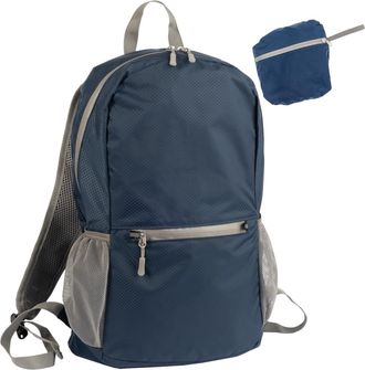 Wedo PACKTOGO Faltbarer Rucksack - Leichter, Wasserabweisender Nylon-Rucksack (12L), Trageriemen gepolstert, Reißverschlüsse wassergeschützt, Trolley-Befes