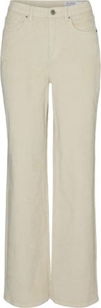 Vero Moda Female Hose mit weitem Beinschnitt VMTESSA Hohe Taille Weit geschnitten CordJeans