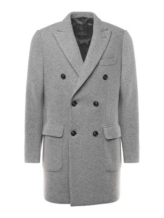Fay Manteau Au Genou - Gris