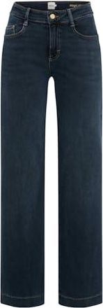 Brax Jean pour Femme - Maine Magic Denim - Jambes Larges, 23 Bleu foncé usé, 34W / 30L