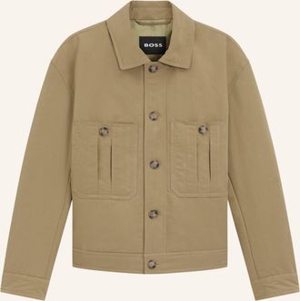 HUGO BOSS Casual Jacke C-Coveglow Relaxed Fit gruen