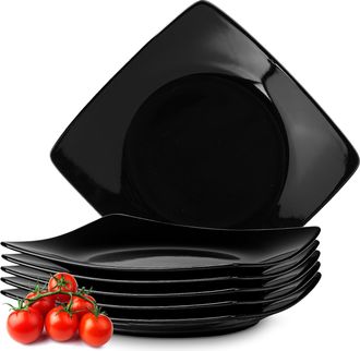 Konsimo Konsimo. Speiseteller Set f&uuml;r 6 Personen - EPIRI Tellerset aus Keramik - Teller Set 6er - Sp&uuml;lmaschinen - Mikrowellengeeignet - Moderne Gro&szlig;er Esstell