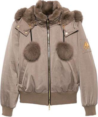 Moose Knuckles Zip-fastening Hooded Bomber Jacket