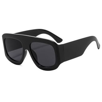 Generic Lunettes De Soleil Carr&eacute;es &Agrave; Grande Monture For Hommes Et Femmes, Tendance, For Lext&eacute;rieur, Les F&ecirc;tes La Conduite(Black)