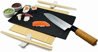 Nerthus Kitchenware FIH 357 Sushi-Set, Schwarz, ursprüngliche